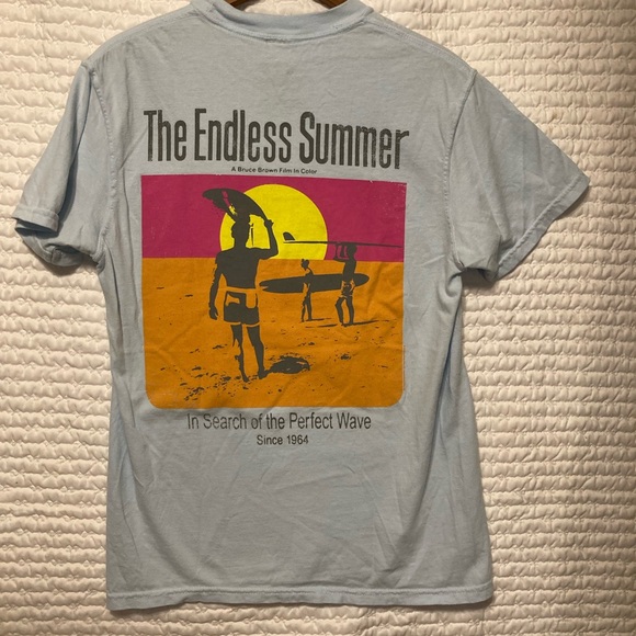 Malibu Shirts | Shirts | The Endless Summer Vintage Surf Tee Light Blue ...